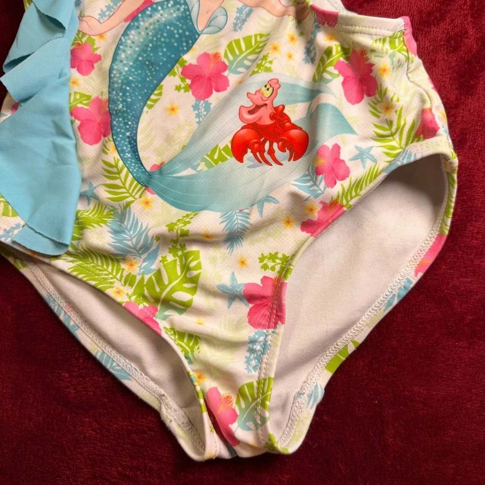 Disney | Swim | Disney Store Little Mermaid Ariel Ruffle One Piece ...